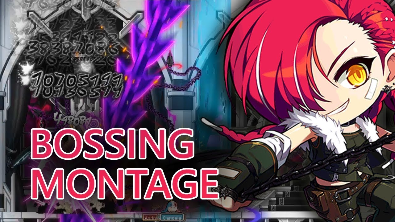 MapleStory Lv220 Cadena Bossing Montage - YouTube