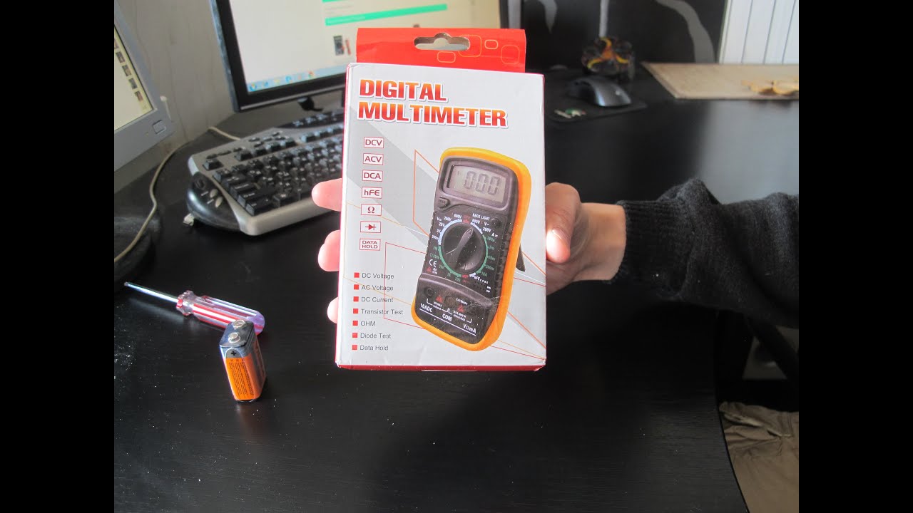 Цифровой мультиметр тестер XL830L Digital Multimeter - YouTube