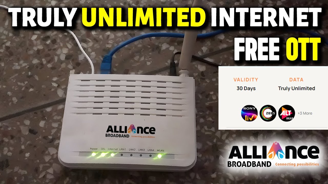 Truly Unlimited Fiber Internet | Free OTT | Alliance Broadband Offers ...