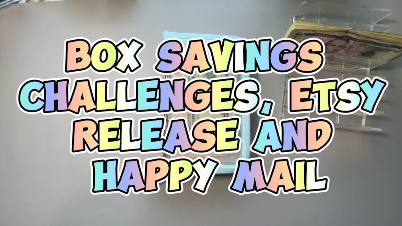 Savings Challenge Boxes - YouTube