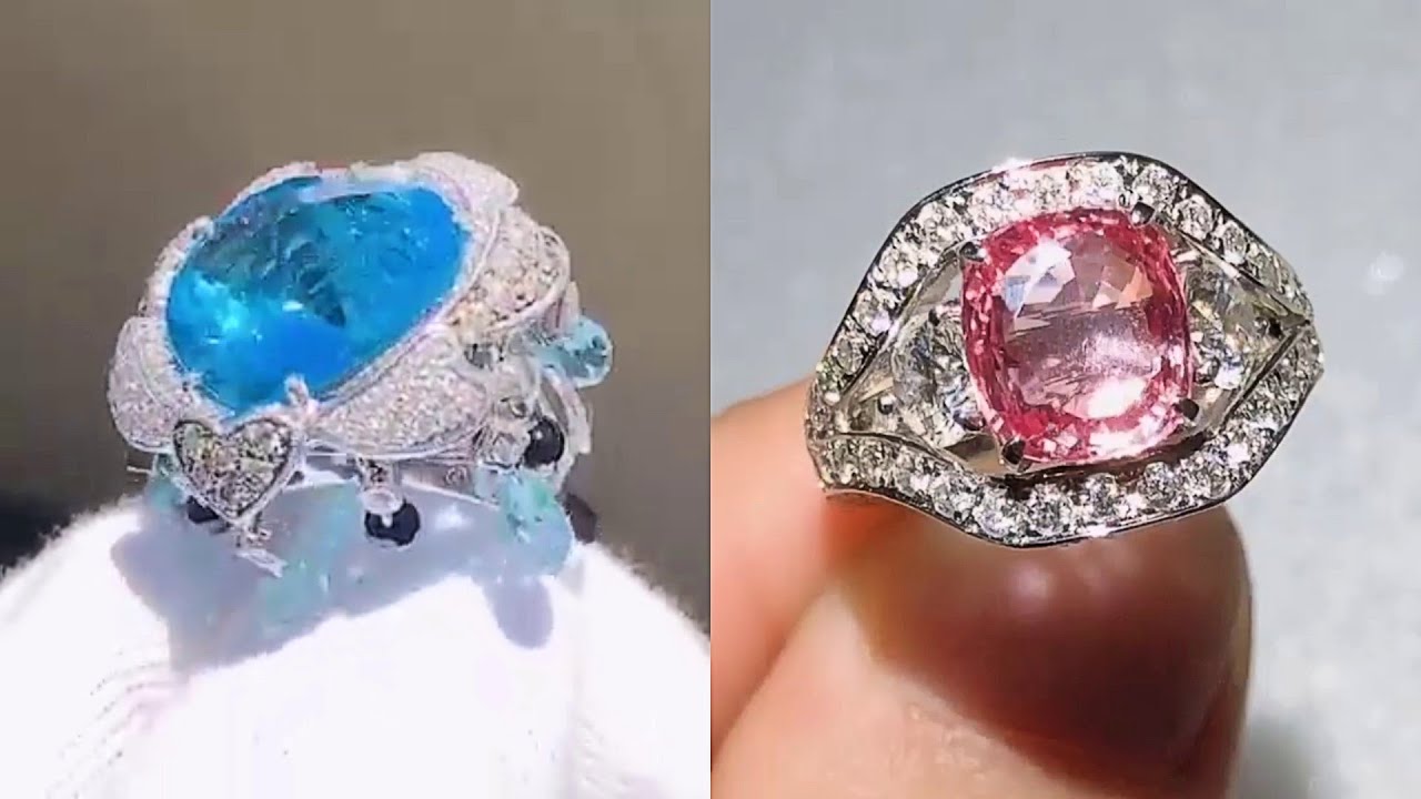 Female Billionaires Wonderful Rings With Stones White Gold | Only For ...