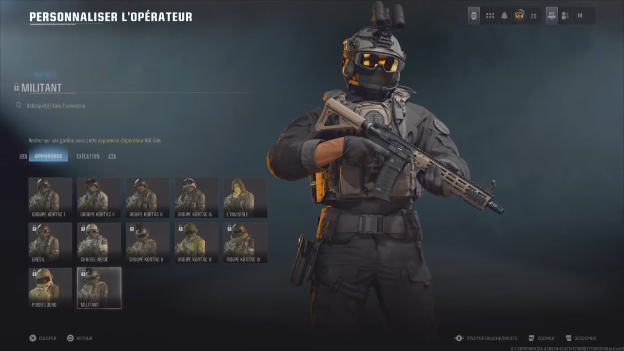 Call of duty warzone BO6 All operator millsim - YouTube