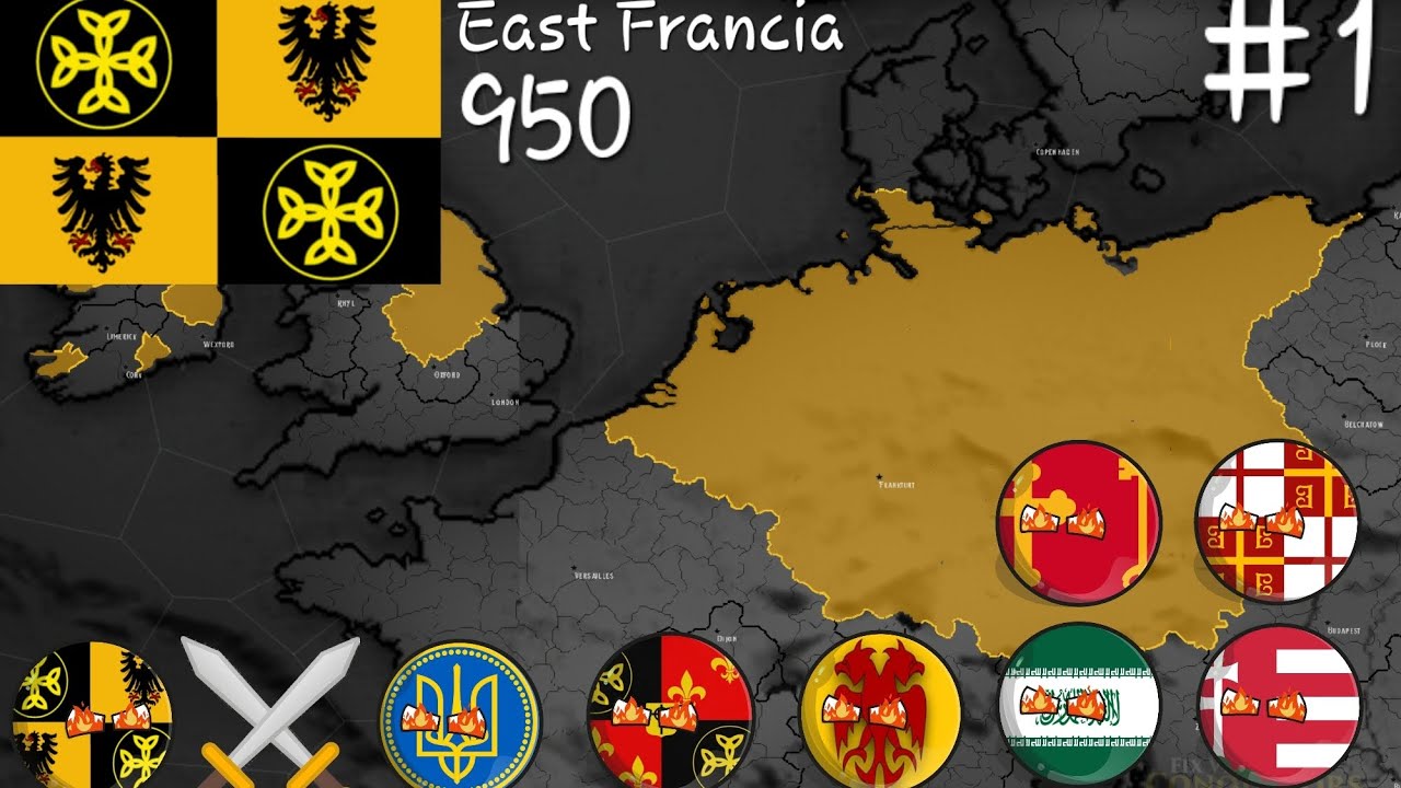 Trouble Great-Age Of History 2-East Francia-#1 - YouTube