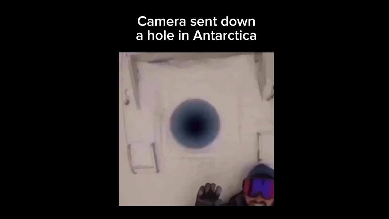 Camera down hole in Antartica, but I used the sound for a time travel ...