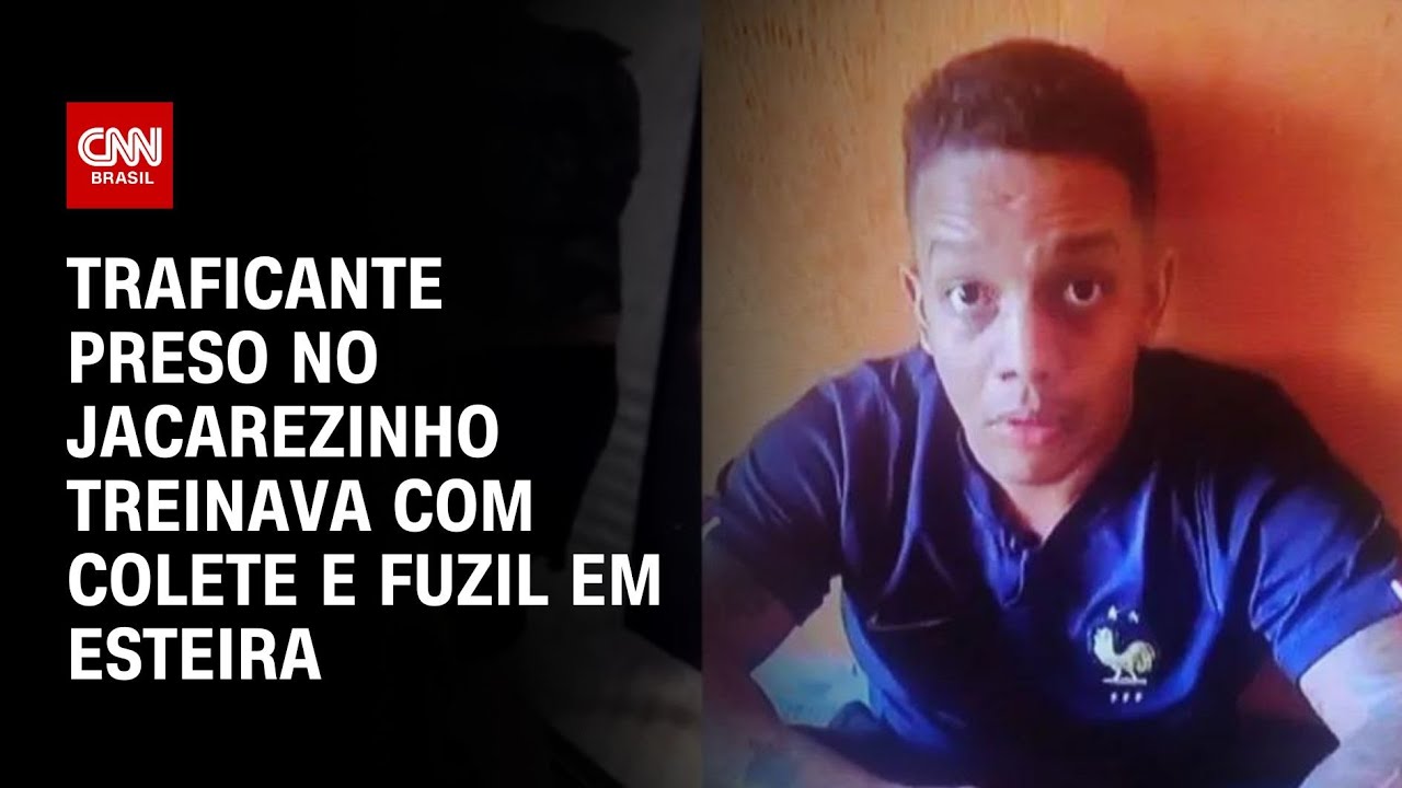 Traficante preso no Jacarezinho treinava com colete e fuzil em esteira ...