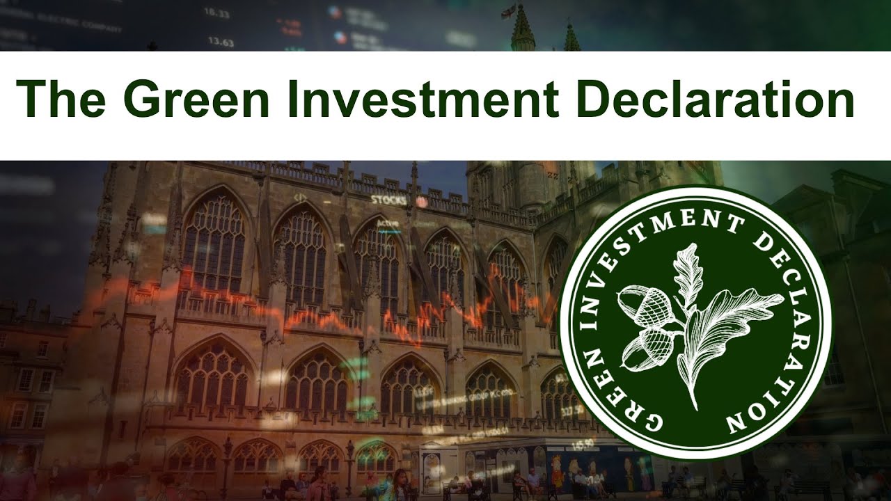 The Green Investment Declaration - YouTube