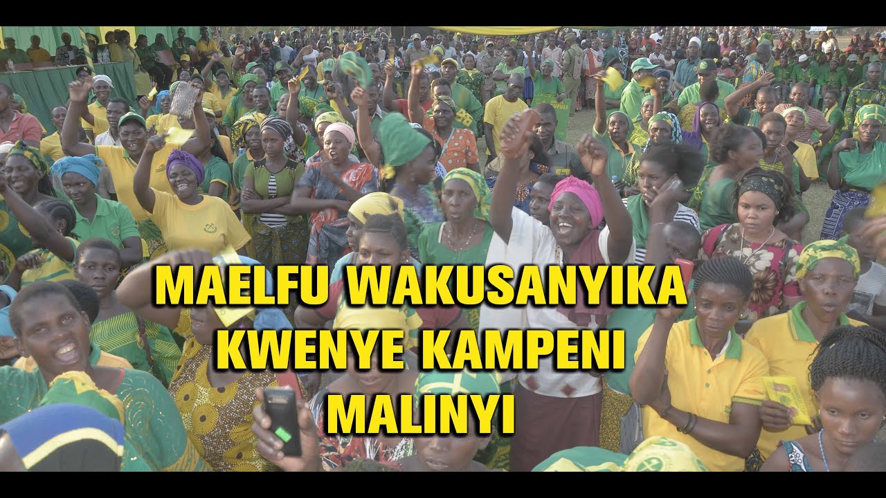 MAELFU WAKUSANYIKA KWENYE UZINDUZI WA KAMPENI MALINYI #malinyi #ulanga ...