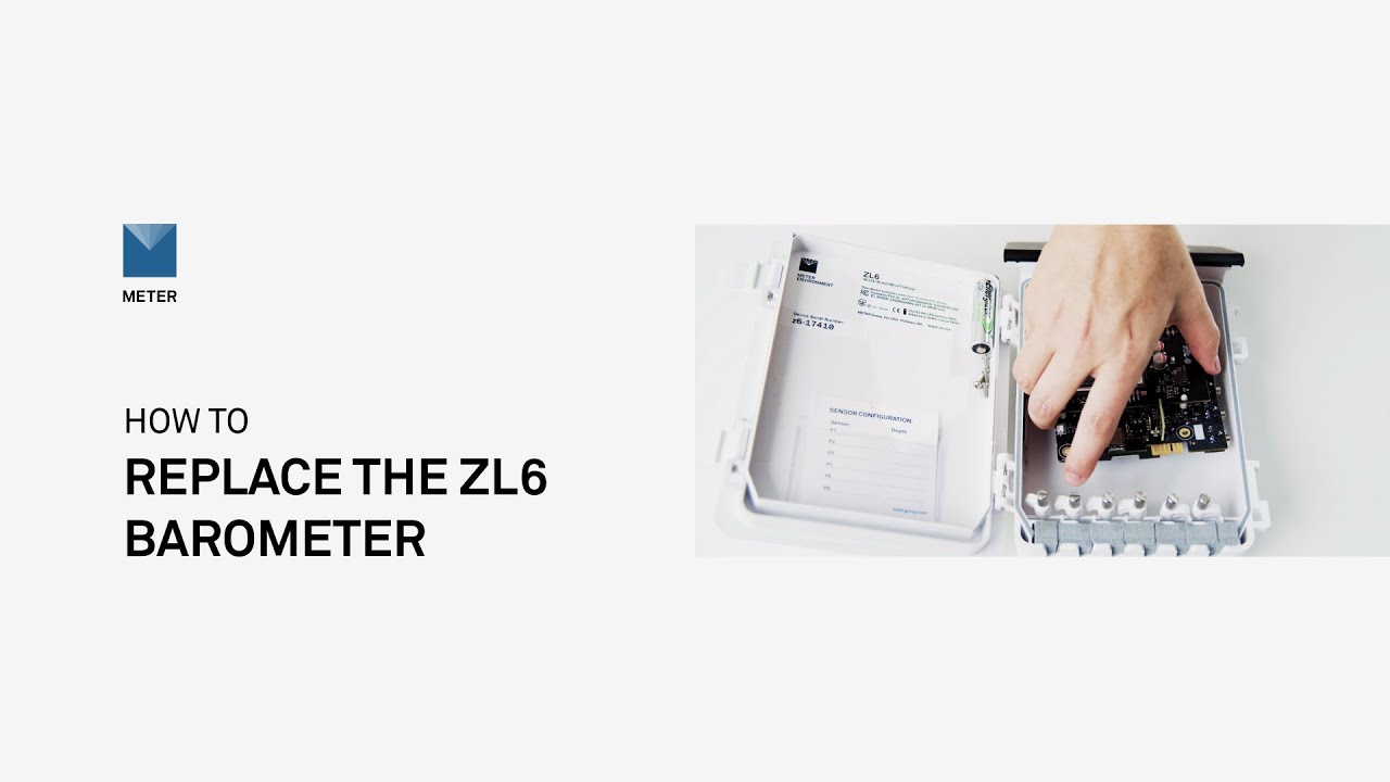 How to Replace the ZL6 Barometer - YouTube