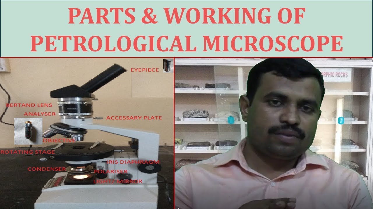 Parts and Working of Petrological Microscope - YouTube