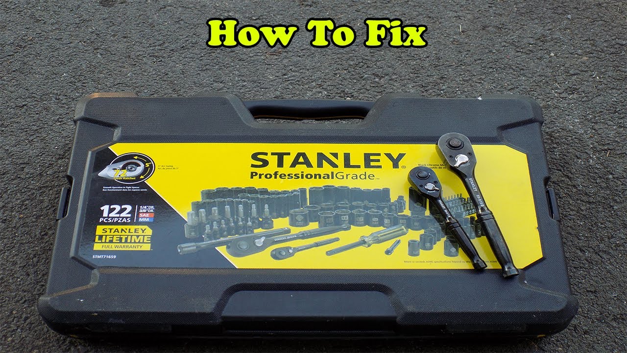 How To Take Apart And Clean A Stanley Ratchet - YouTube