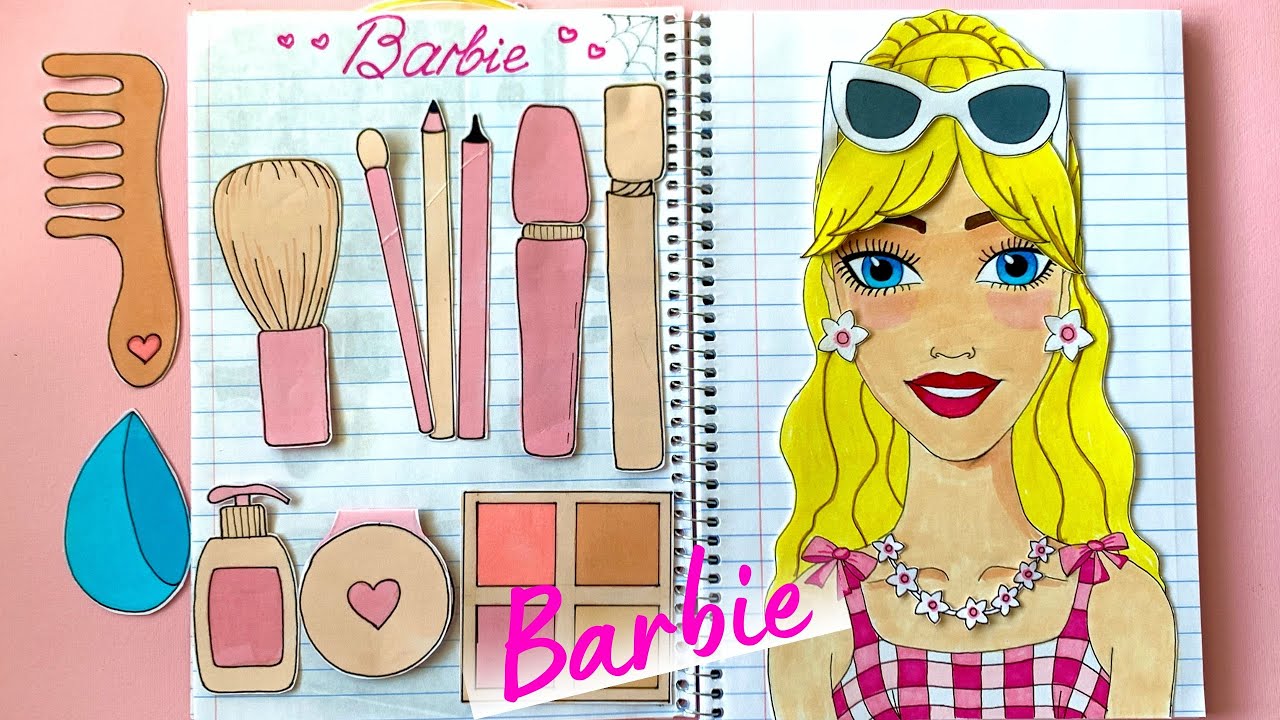 💗Makeup for Barbie💗 Paper doll Barbie, DIY paper doll, Cute paper doll ...
