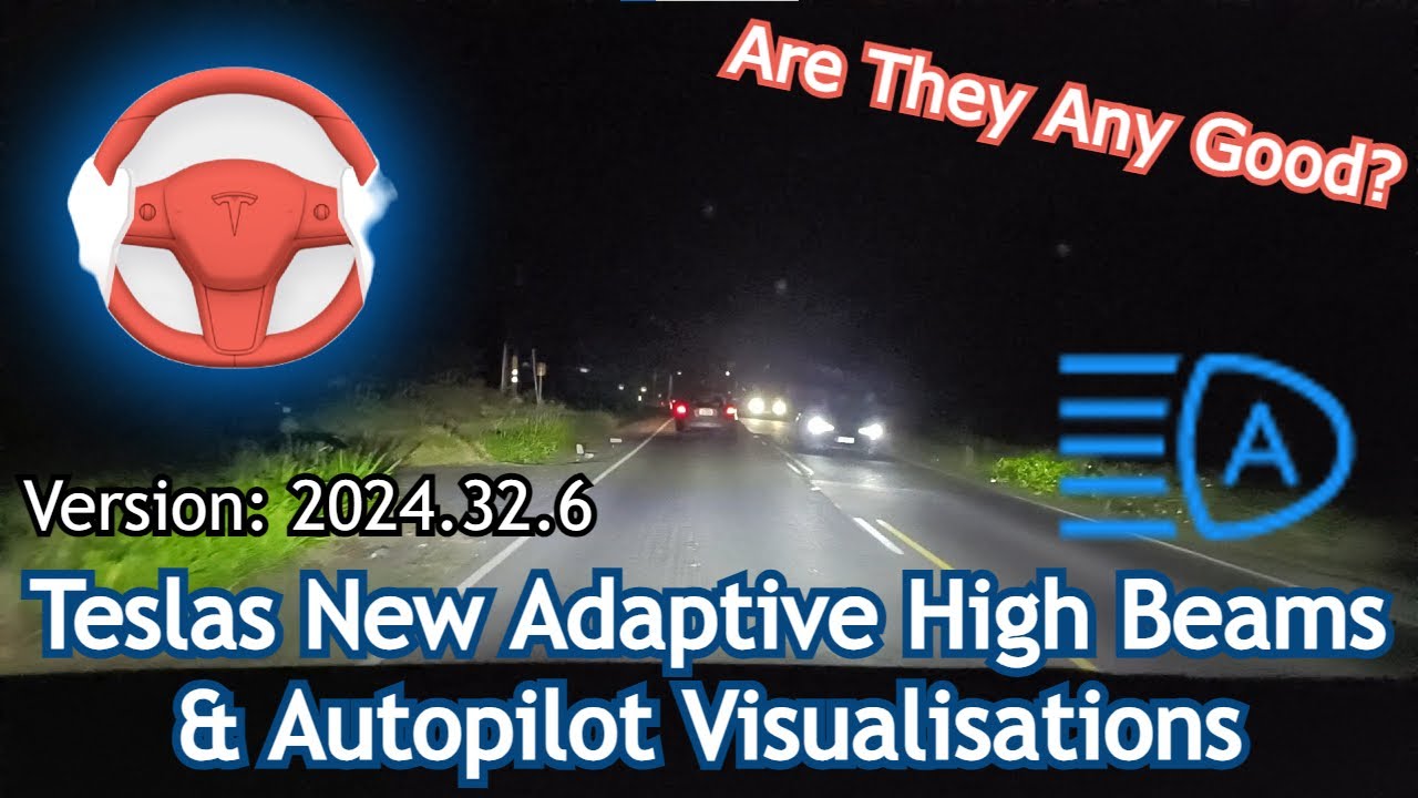 Tesla's New Autopilot & Adaptive High Beams - YouTube