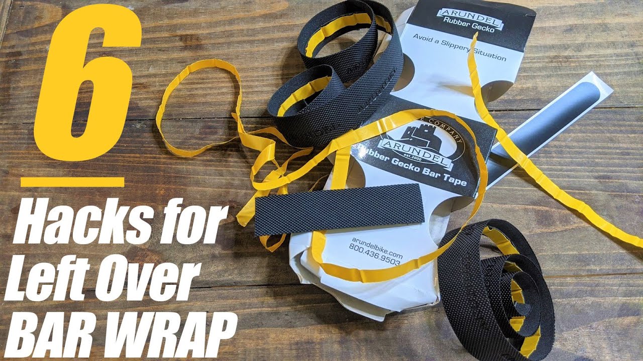 6 Ways to Use Left Over Bar Wrap | Cycling Hacks Bar Tape - YouTube