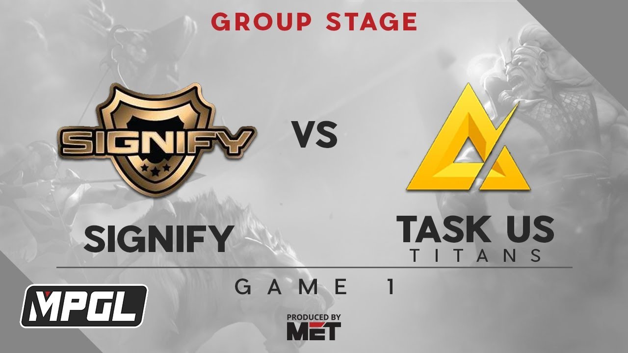 [FIL] TASK US TITANS vs Signify | Game 1 | Group Stage Best of 2 | MPGL ...