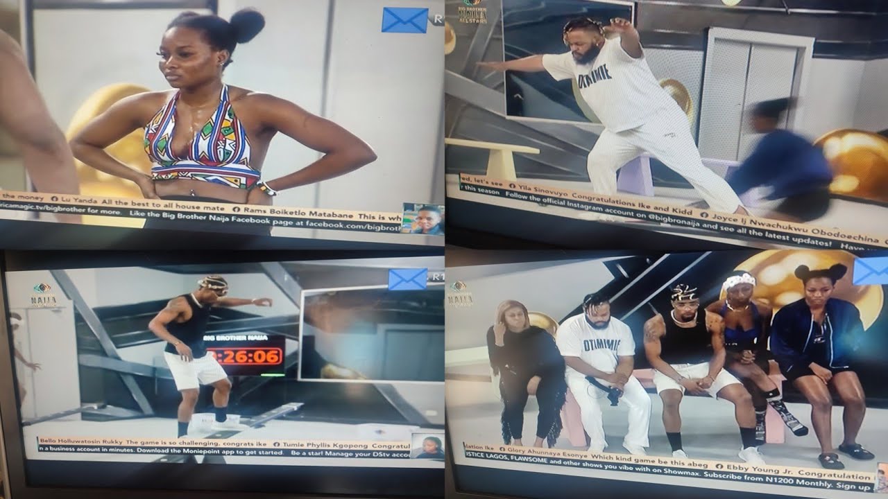 Bbnaija: Ike, Kidwaya, Illebaye,Neo so far have qualified HOH Live ...
