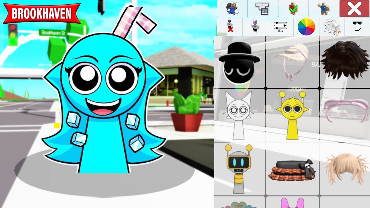 How to Make SPRUNKI AQUA in Brookhaven - YouTube