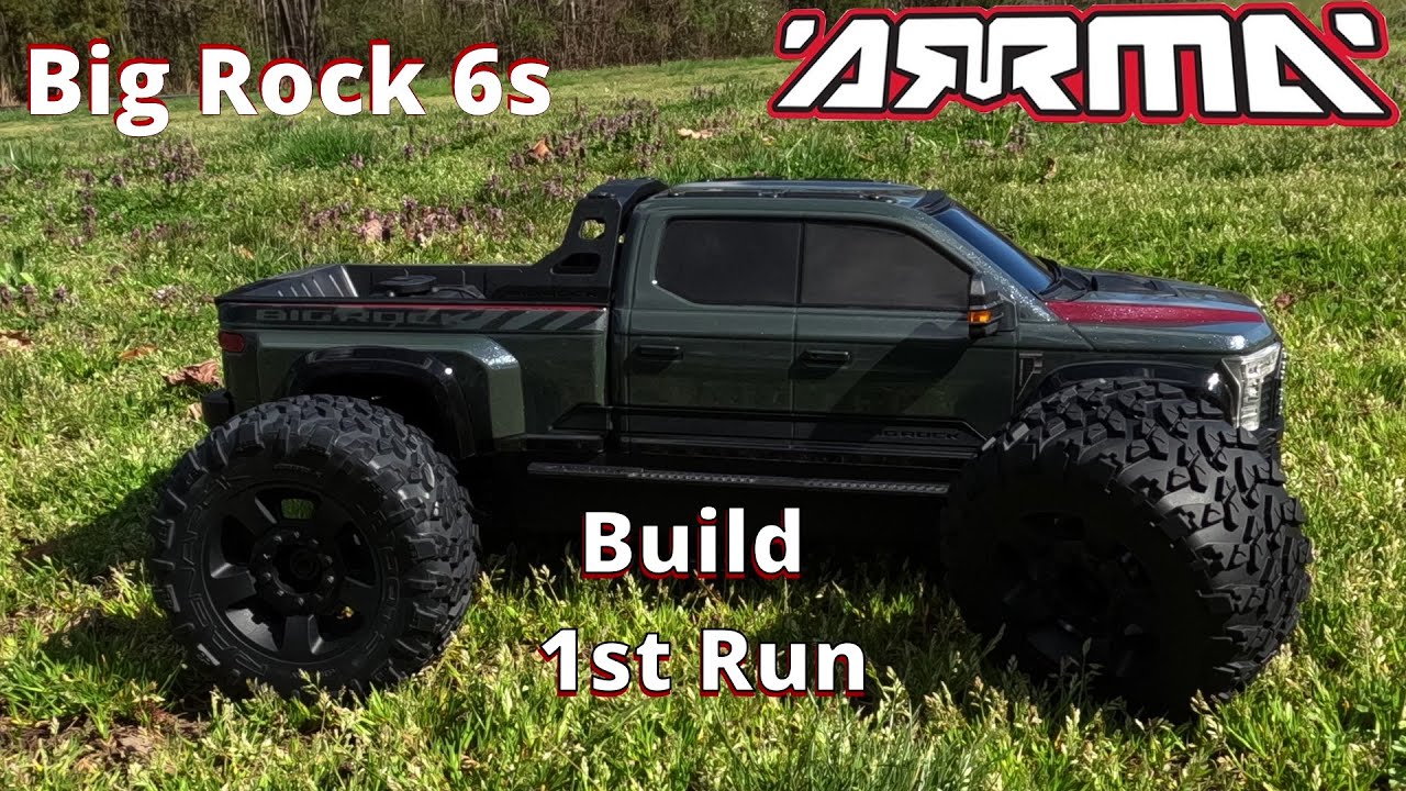 Arrma Big Rock 6s Build 1st Run #arrma #rccars #sparetime - YouTube
