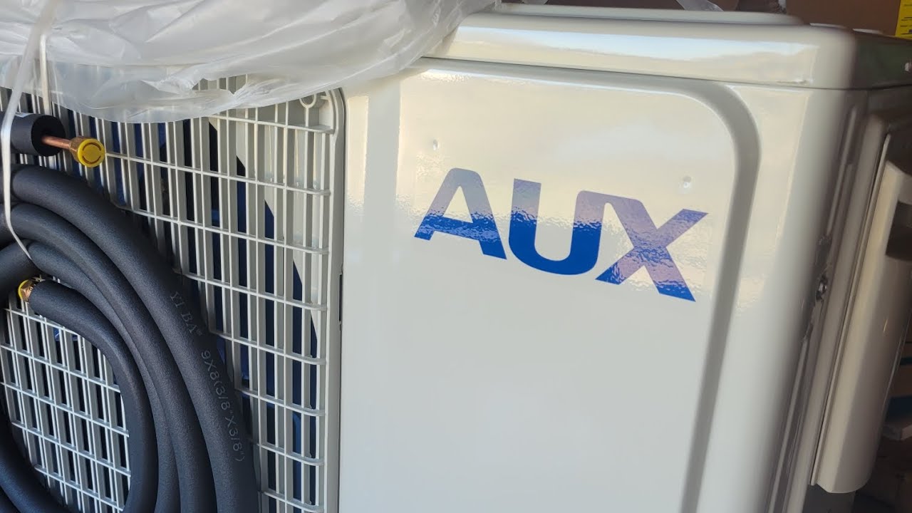 AUX minisplit unbox - YouTube