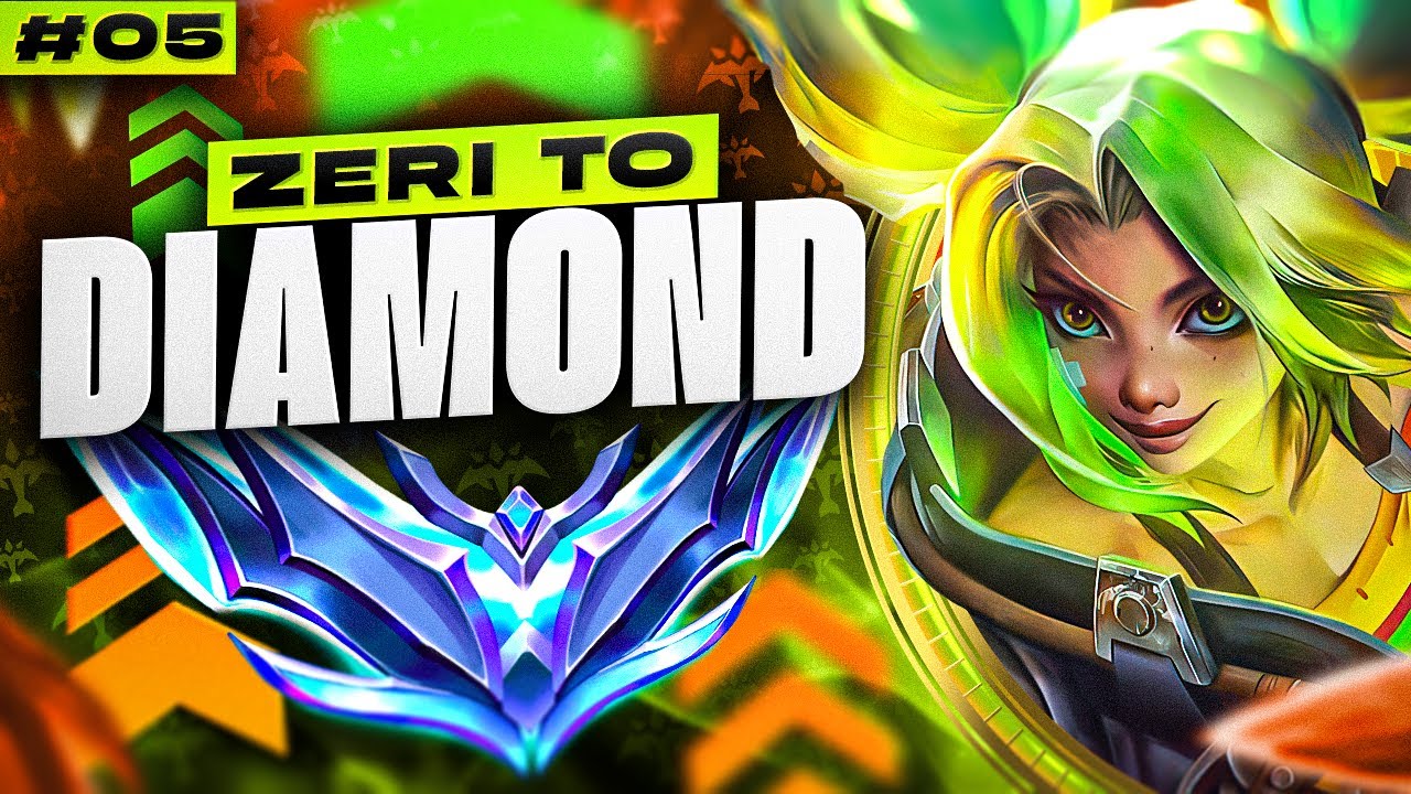 Zeri Unranked to Diamond #5 - Zeri ADC Gameplay Guide | League of ...