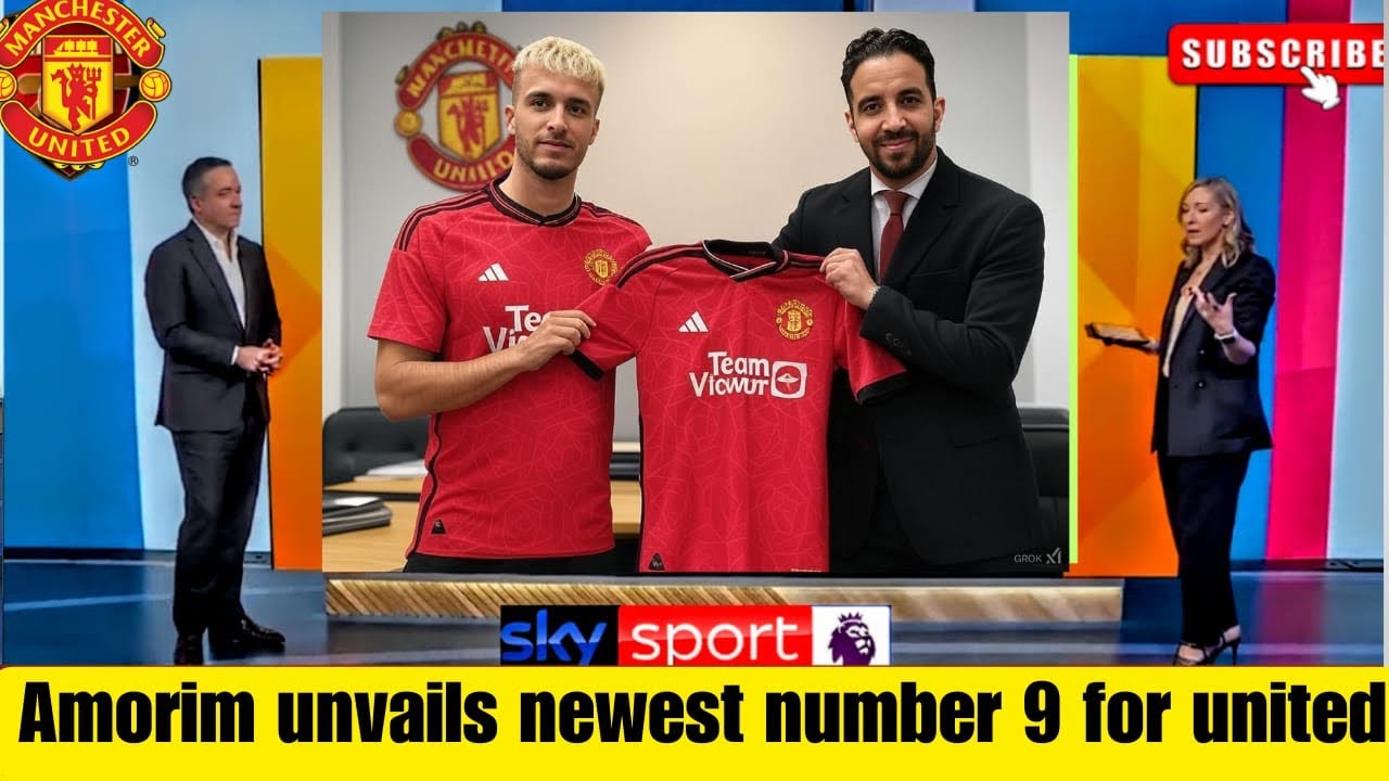 “Manchester United Unveils New No. 9: A Striker for the Future” - YouTube