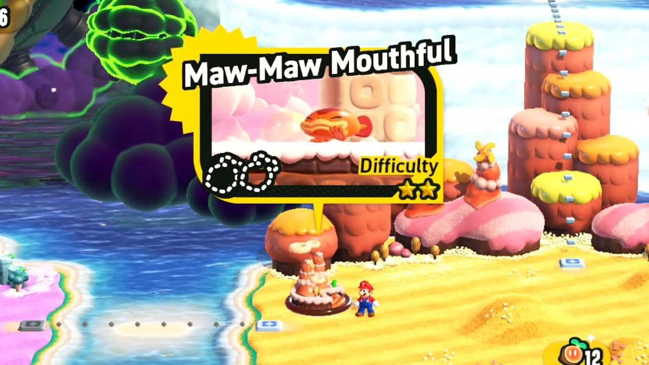 Super Mario Bros. Wonder Maw-Maw Mouthful - YouTube