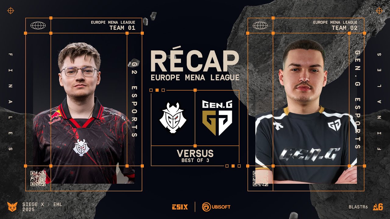Récap' EML Finales 2025 / G2 Esports vs Gen.G Esports - Upper Bracket ...