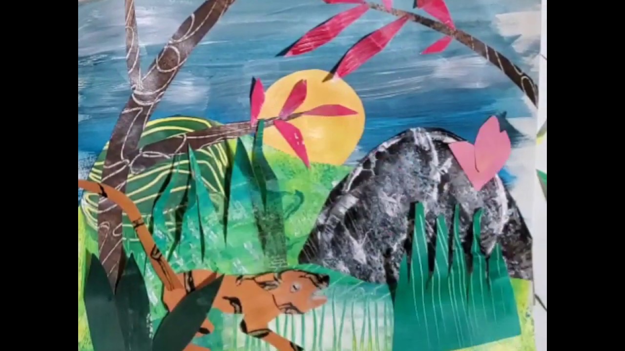 Henri Rousseau-Collage Landscape - YouTube
