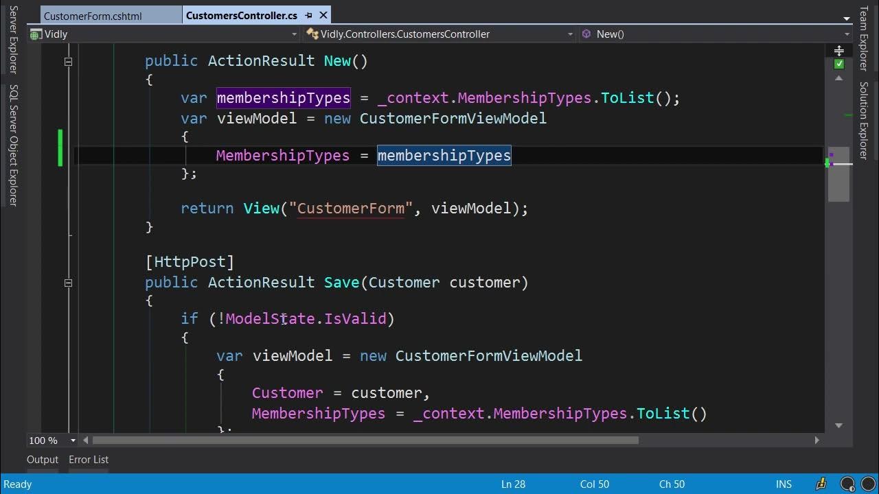 ASP.NET #51 - Validation Summary [By Mosh Hamedani] - YouTube