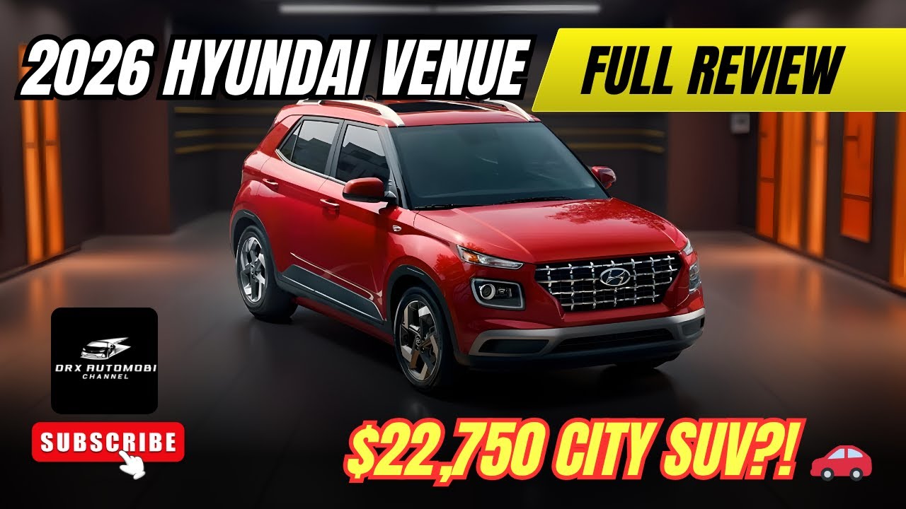 2026 Hyundai Venue Review – Budget City SUV from $22,750 AUD - YouTube
