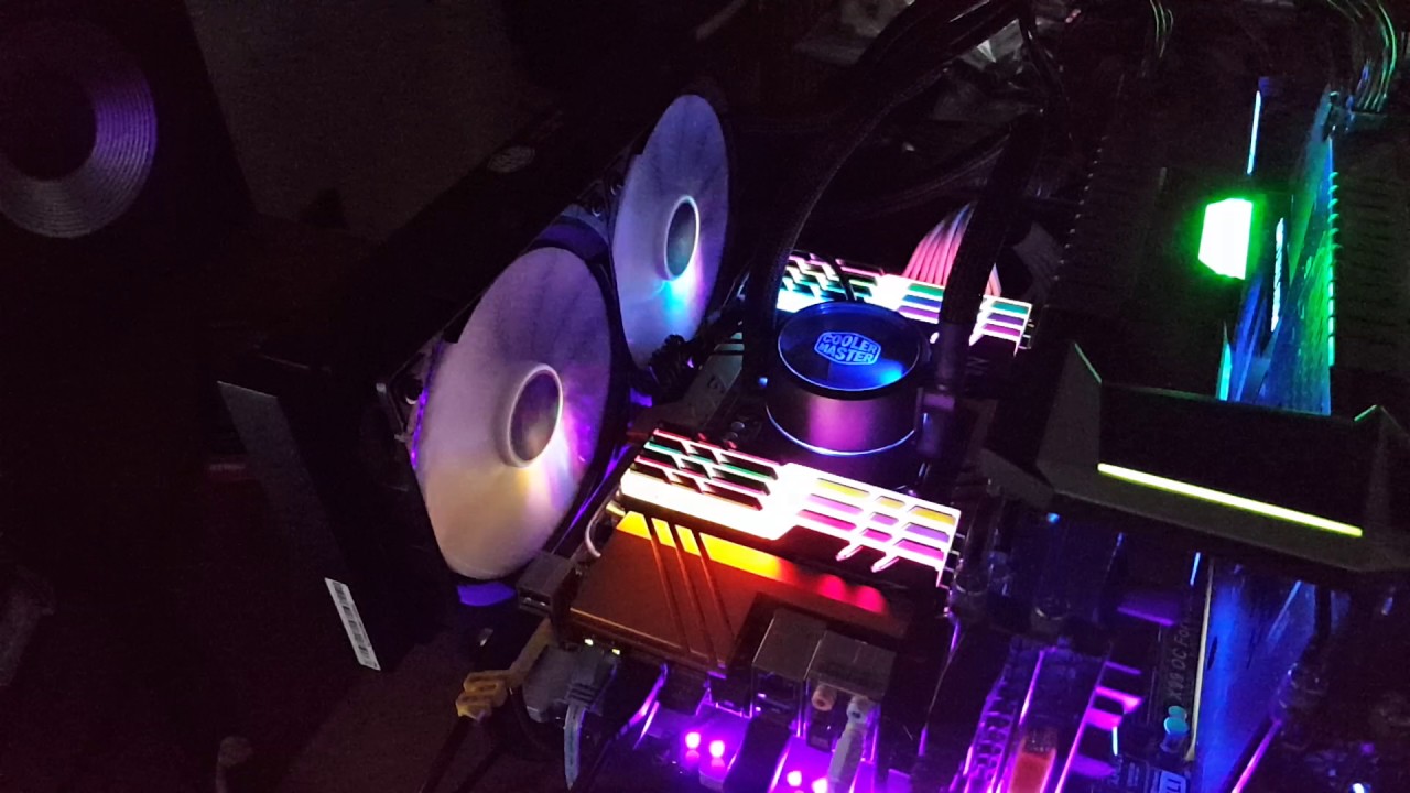 Las G.KILL TridentZ RGB y CM MasterLiquid PRO 280 - YouTube