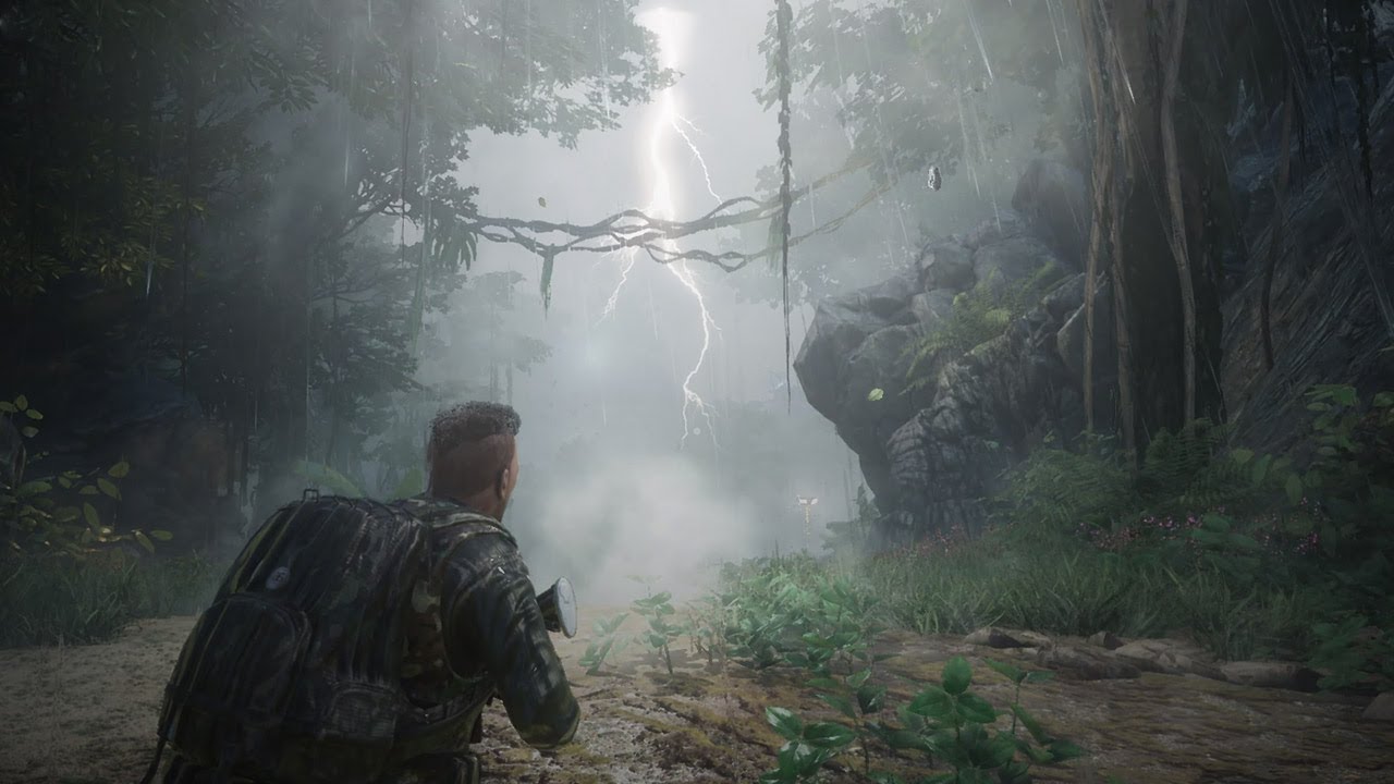 Unreal Engine dynamic Rain and Lightning System Preview - YouTube