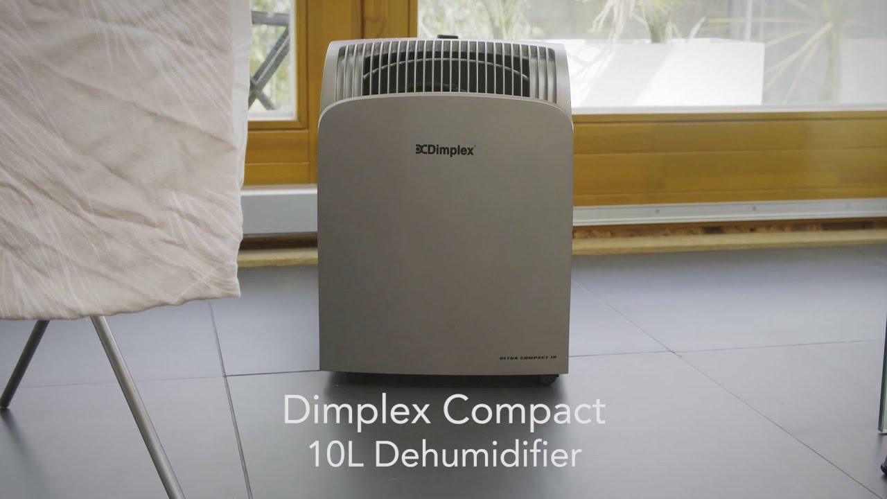 Dimplex DXDHC10 10 Litre Compact Dehumidifier - YouTube