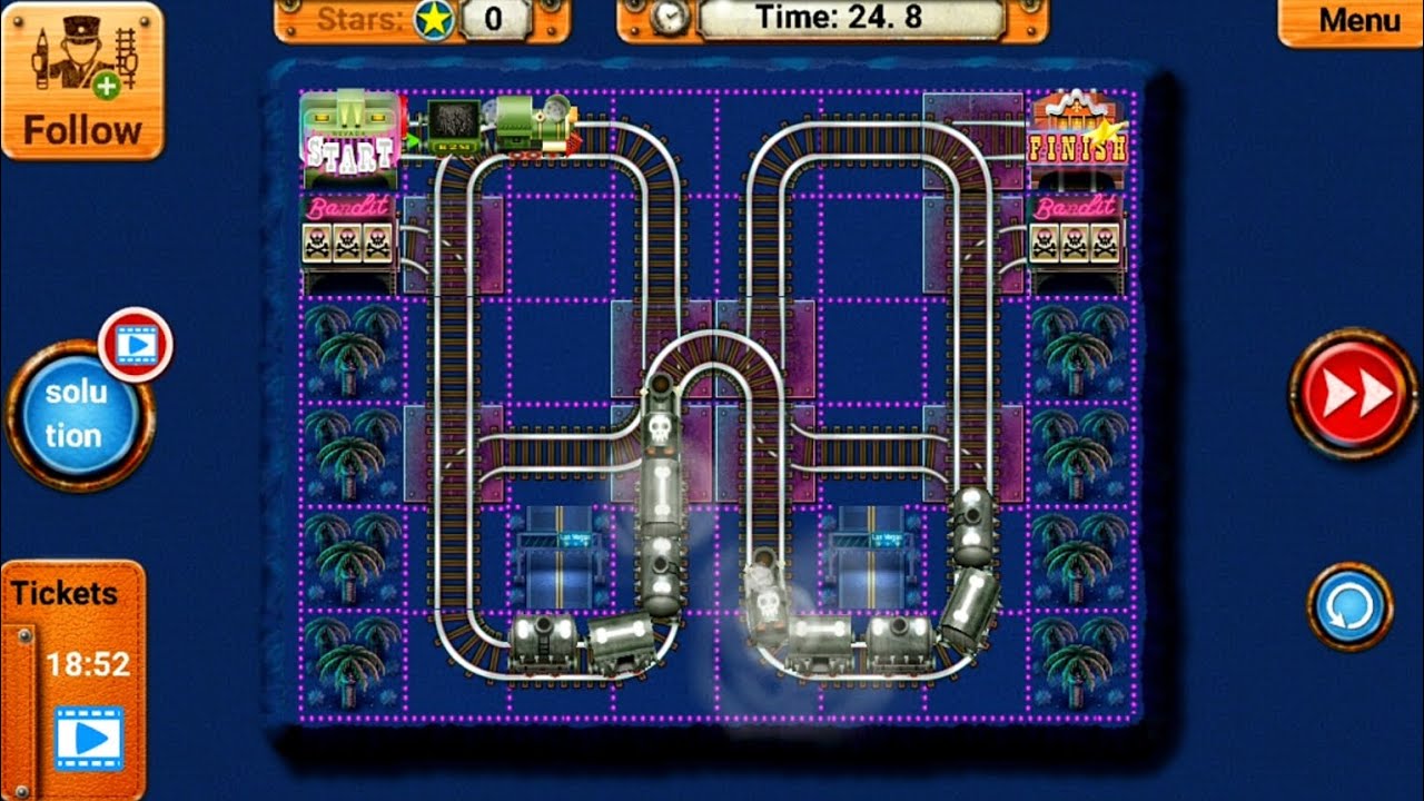 Rail Line Maze - Rail Maze 2 - Train Puzzle Game - Android Gameplay ...