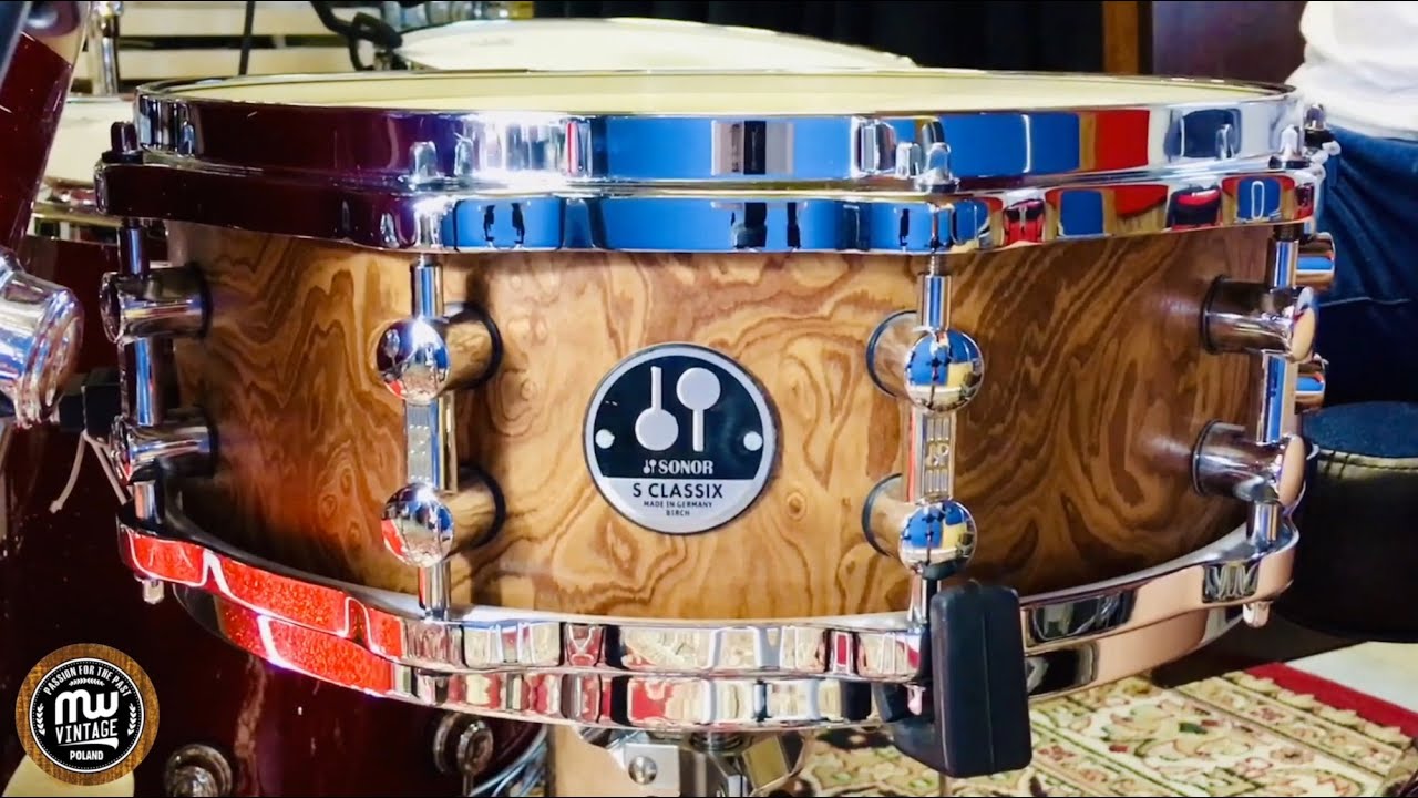 MW-Vintage.pl - Sonor S-Classix 14" x 5" Walnut Roots - YouTube
