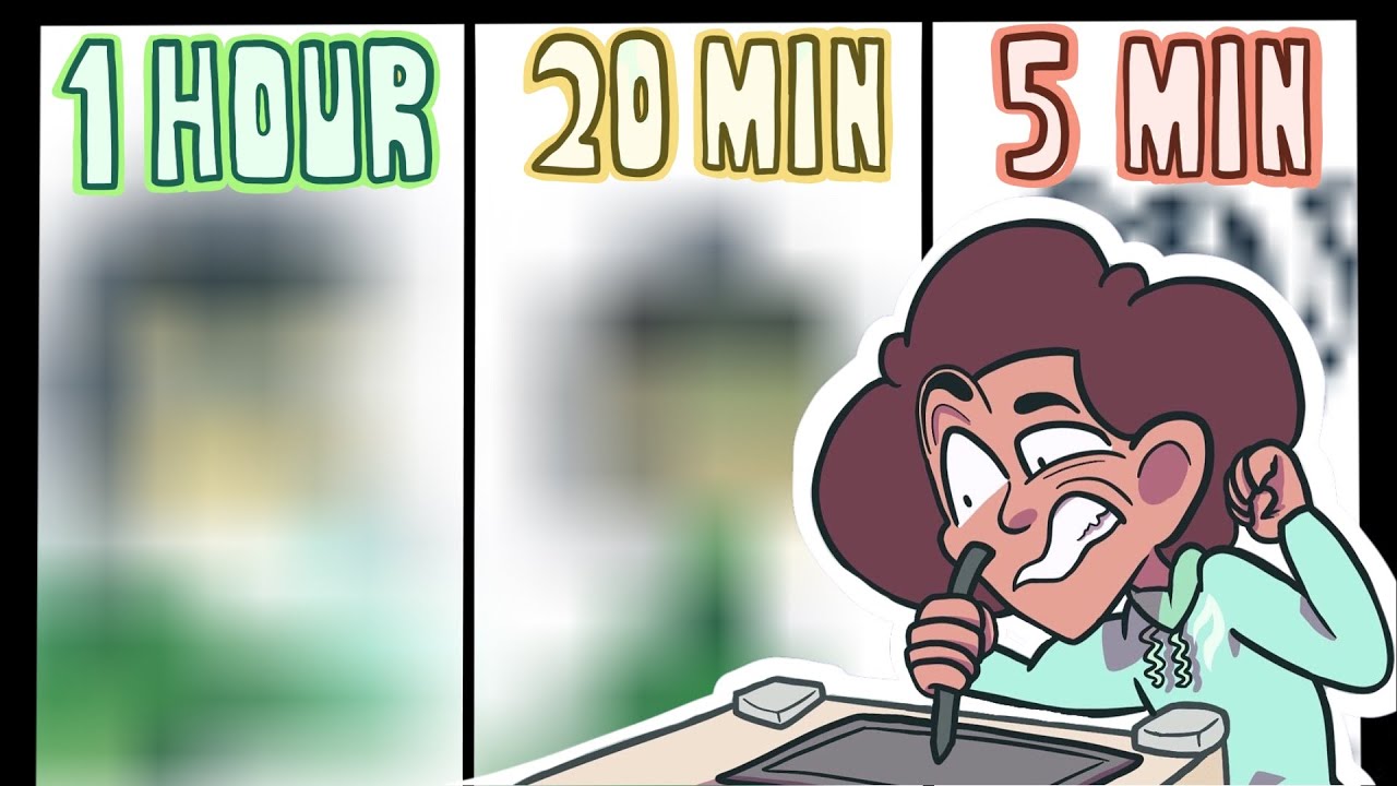Animation Speed Challenge, 1 Hour, 20 Minutes, 5 Minutes - YouTube