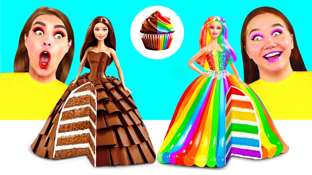How to Make a Big Chocolate and Gummy Doll Challenge | Epic Food Battle ...