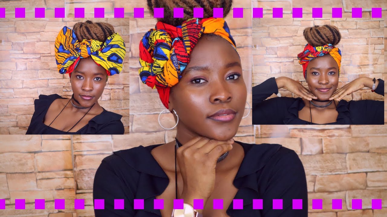3 WAYS TO STYLE YOUR AFRICAN HEAD WRAP | step by step tutorial - YouTube