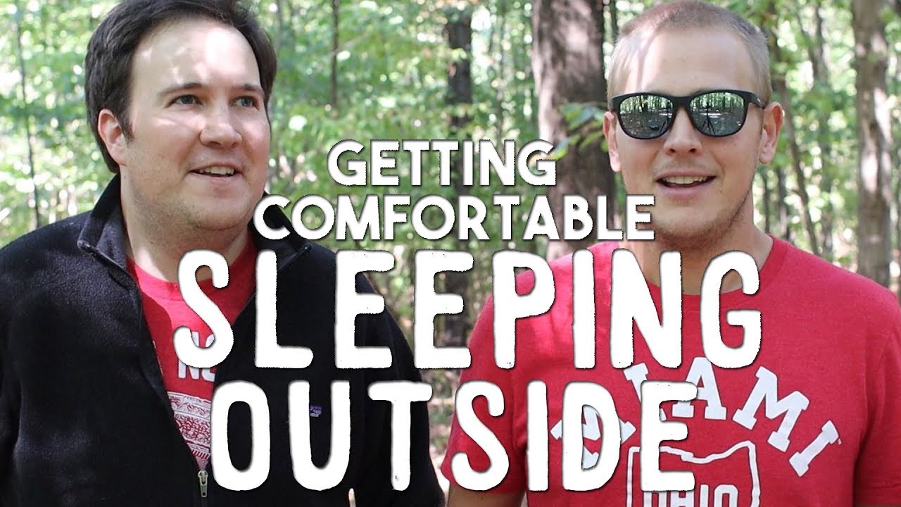 How To Get Comfortable Sleeping Outside in the Woods - Our Tricks - YouTube