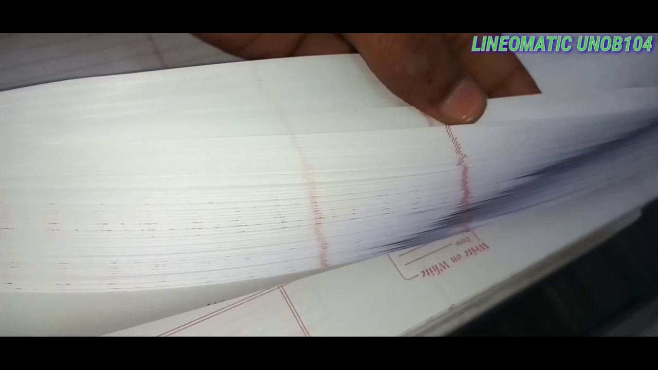 LineOmatic masine Book masine - YouTube