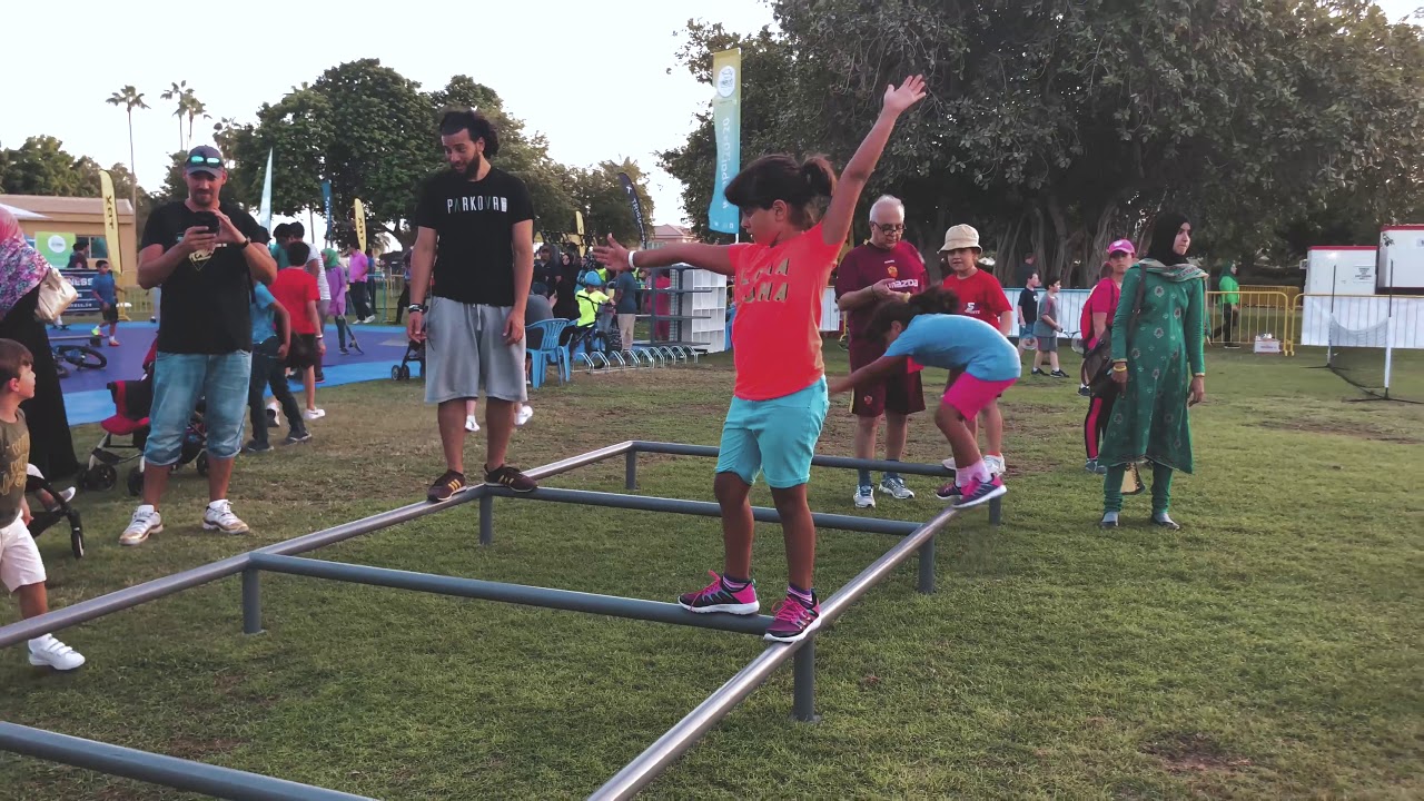 Parkour DXB @DFC Dubai Fitness Challenge 2017 - YouTube