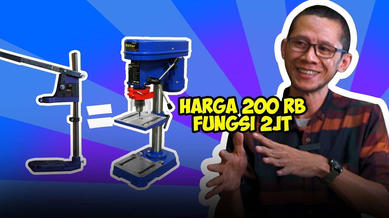 GINI BIAR PUNYA DRILL PRESS LOW BUDGET | DRILLSTAND MOLLAR PROFESSIONAL ...