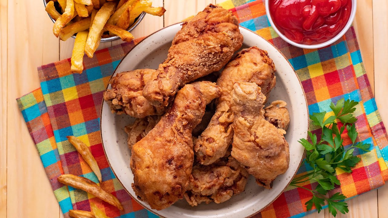 Pilons de poulet façon KFC - Recette Vidéo - YouTube