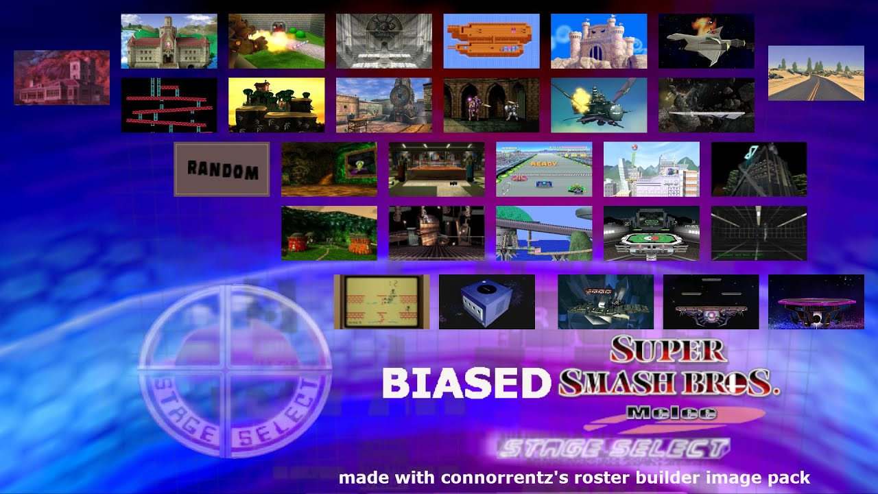 Super Smash Bros. Melee Stages but with Personal Bias - YouTube