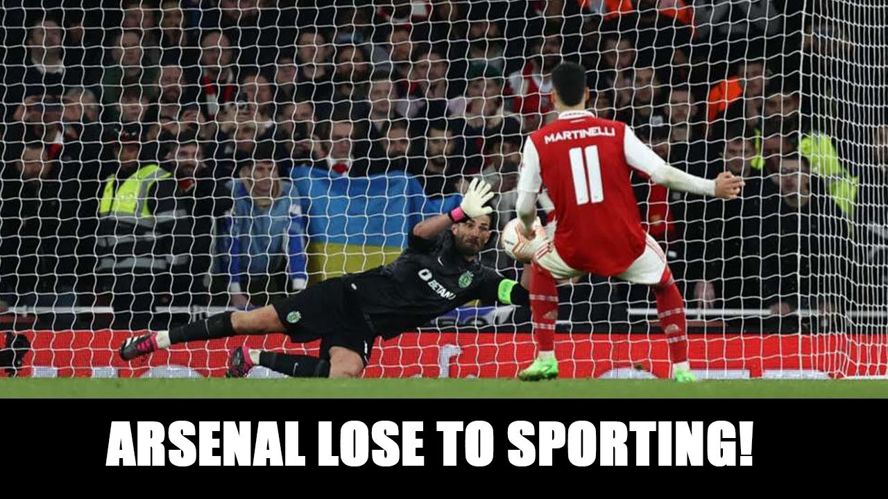 ARSENAL LOSE TO SPORTING ON PENALTIES IN THE EUROPA LEAGUE! Arsenal vs ...