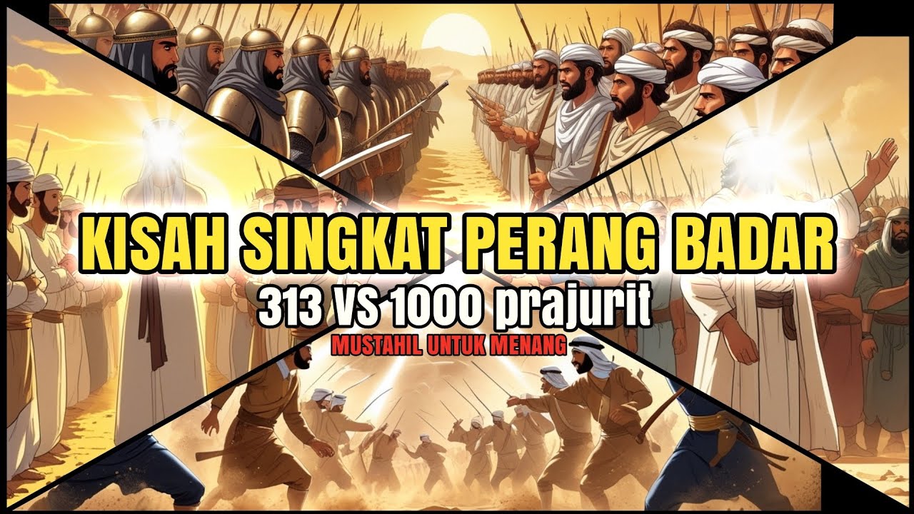 kisah singkat perang badar | 313 VS 1000 Prajurit - YouTube