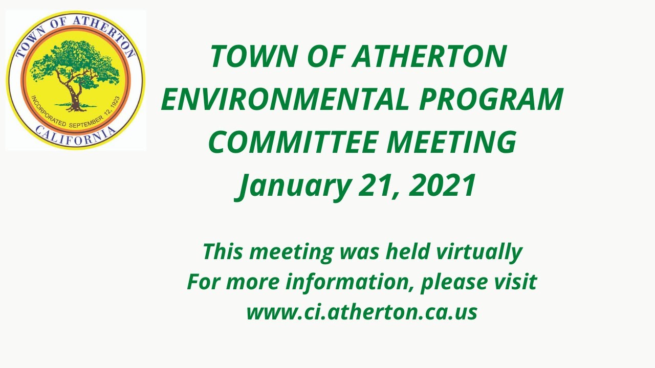 Environmental Program Committee Meeting - January 21, 2021 - YouTube