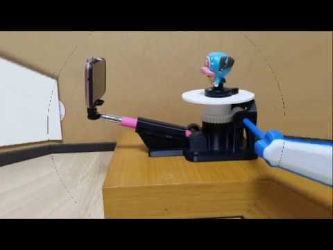 Turntable for Scanning with 3D printed parts. thingiverse - YouTube