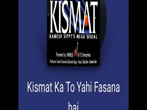 Kismat Ka To Yahi Fasana Hai | Kumar Sanu | Dr Ravi Kant Tiwari | Cover - YouTube