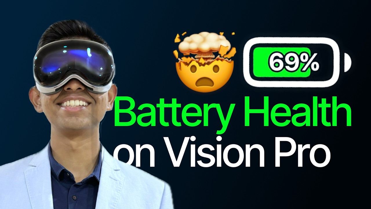 How to check Battery Health on Vision Pro! 🤯🔋🥽 - YouTube