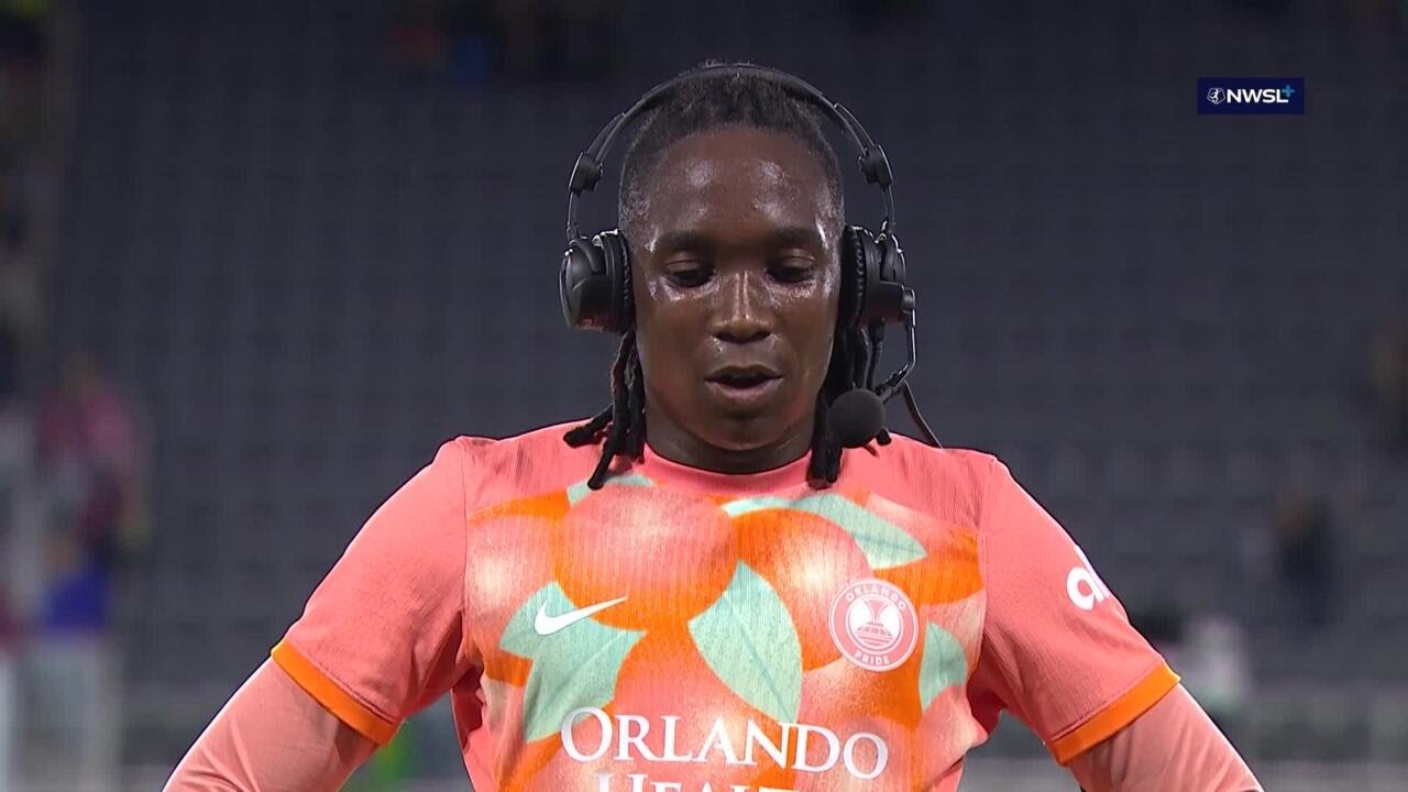 Barbra Banda's Post-Match Interview | Orlando Pride at Washington ...